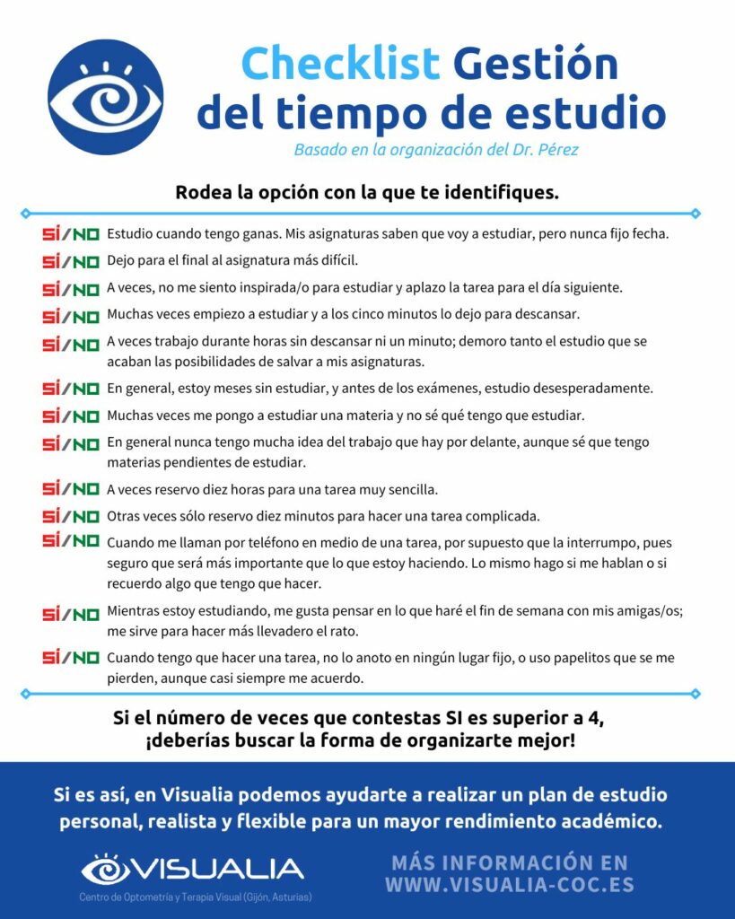 En Visualia te ayudamos con la gestión del tiempo de estudio