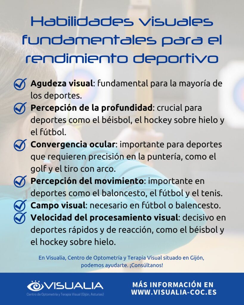 Habilidades visuales para el rendimiento deportivo - Visualia